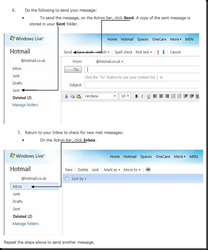 Tutorials: How to Send a New Email Message in Live Mail and Hotmail